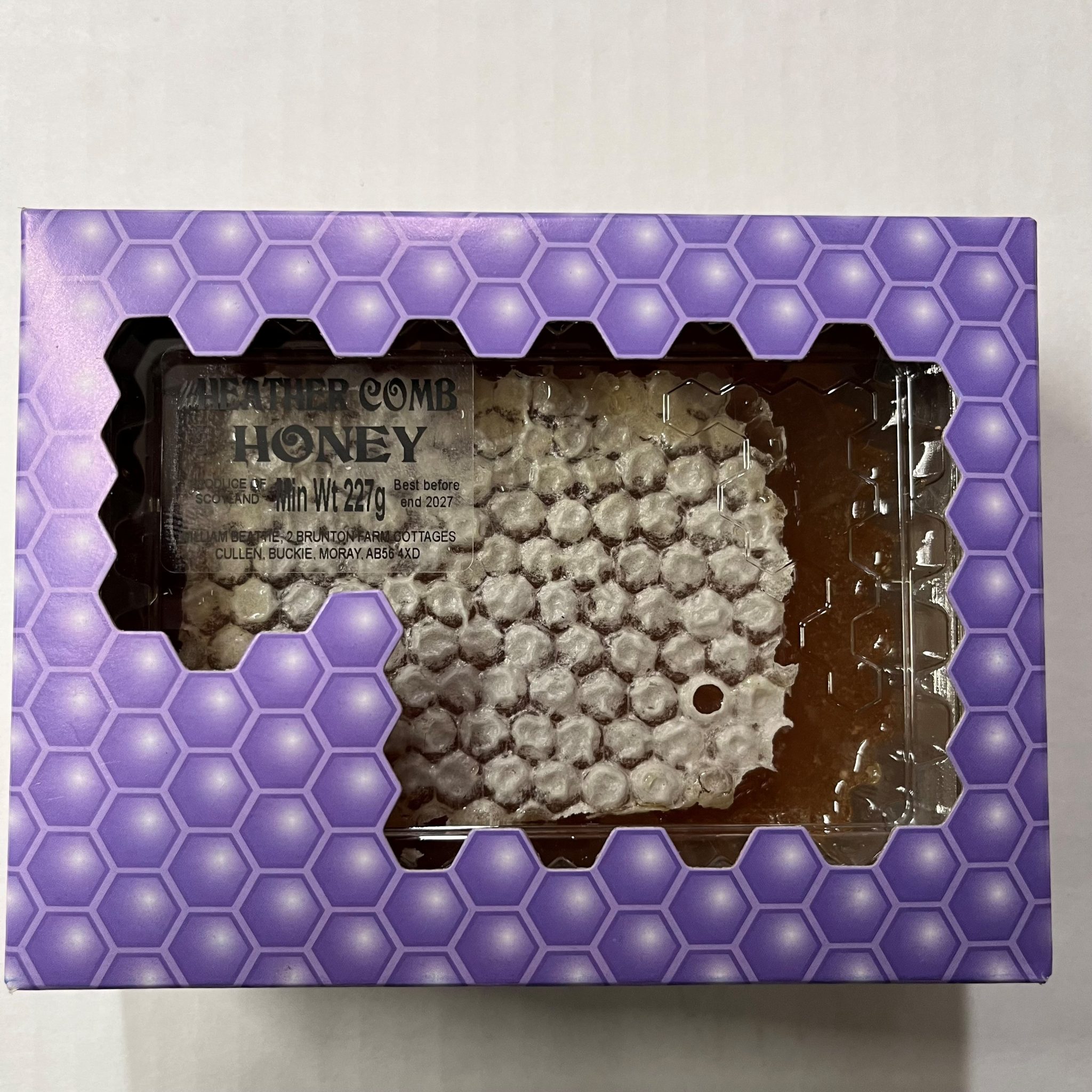 Heather Comb Honey 227g – Speyfruit, Elgin, Moray Fresh fruit ...